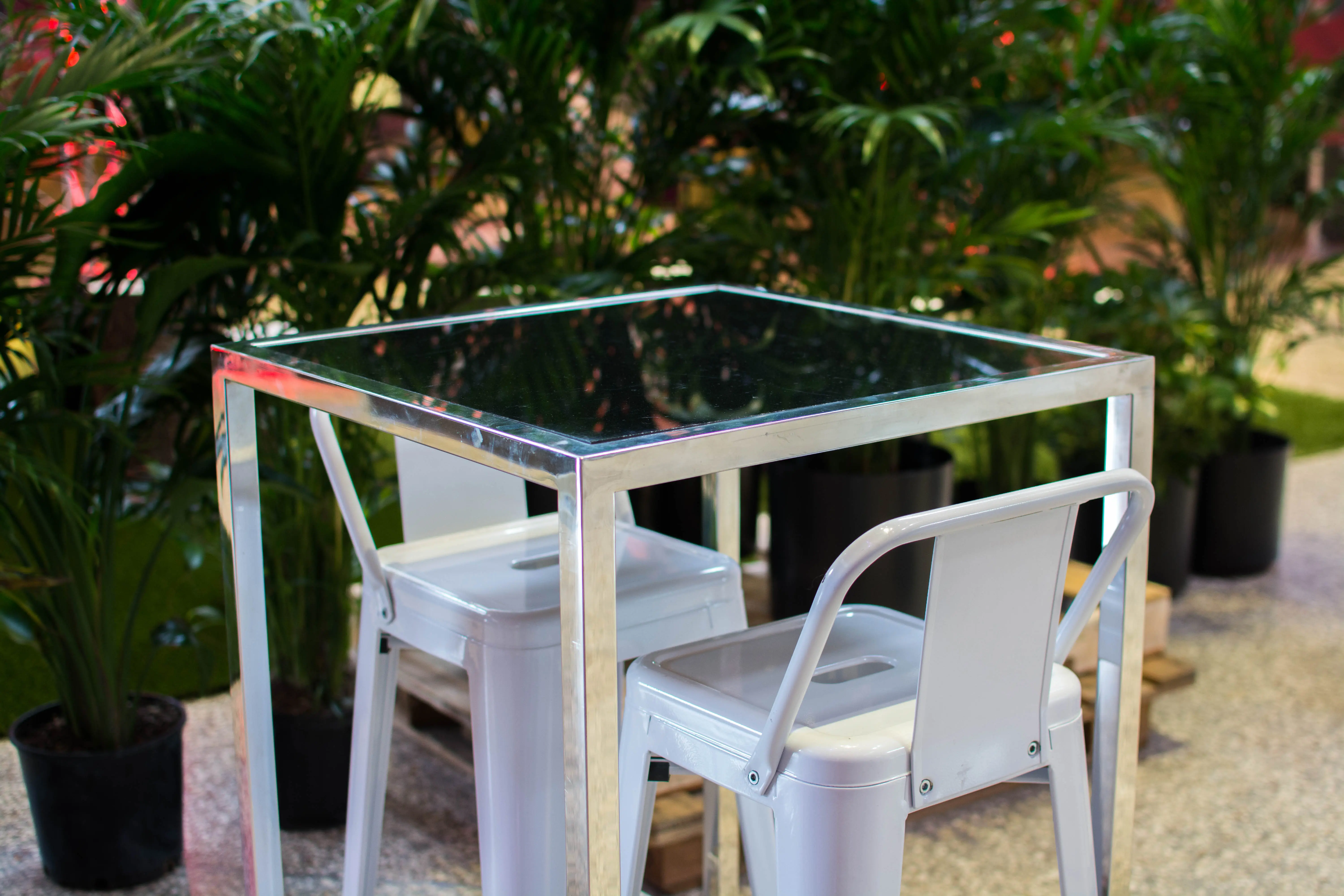 Tonic cruiser table - Stainless and mirror | DX