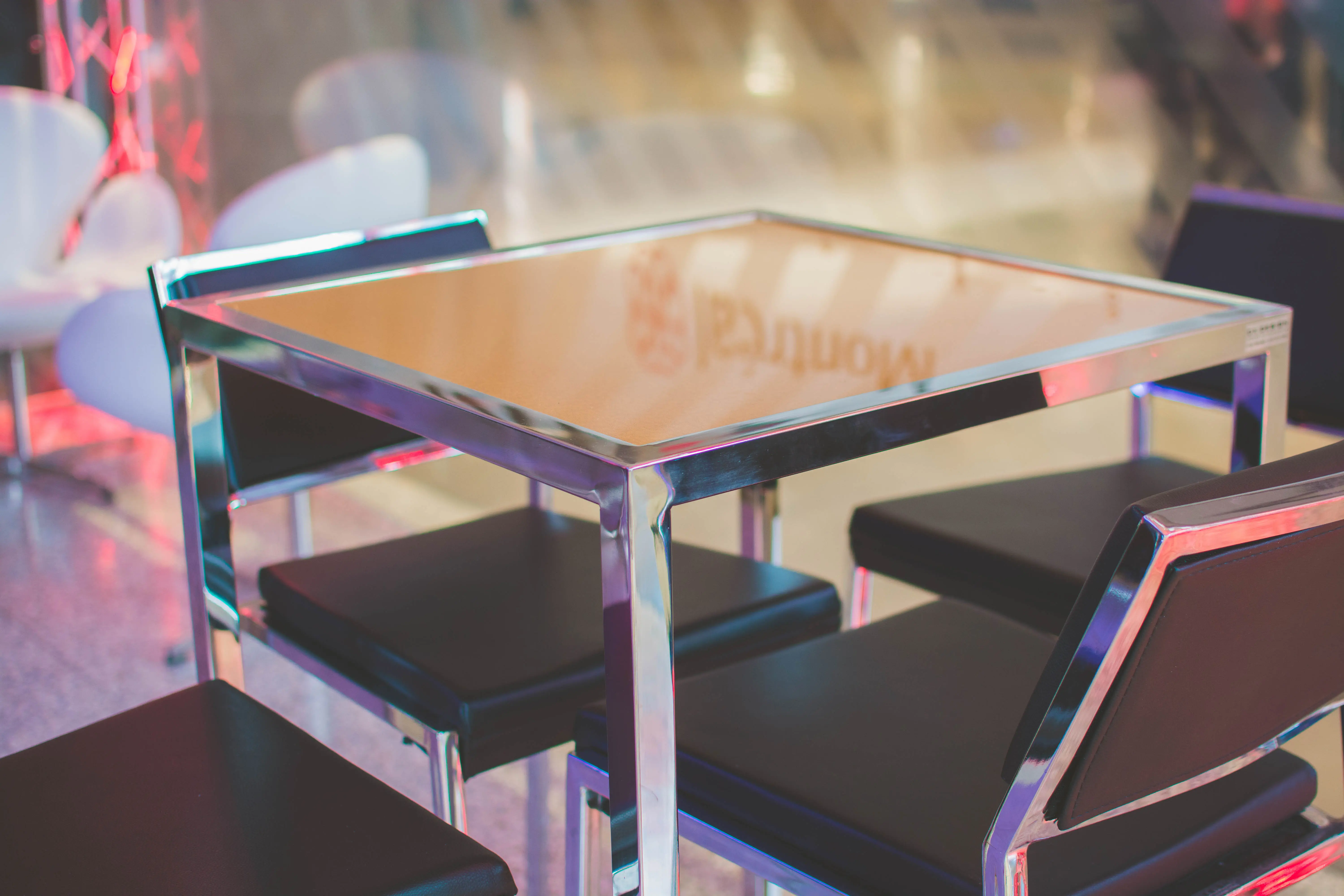 Tonic cruiser table - Stainless and gold glitter | DX