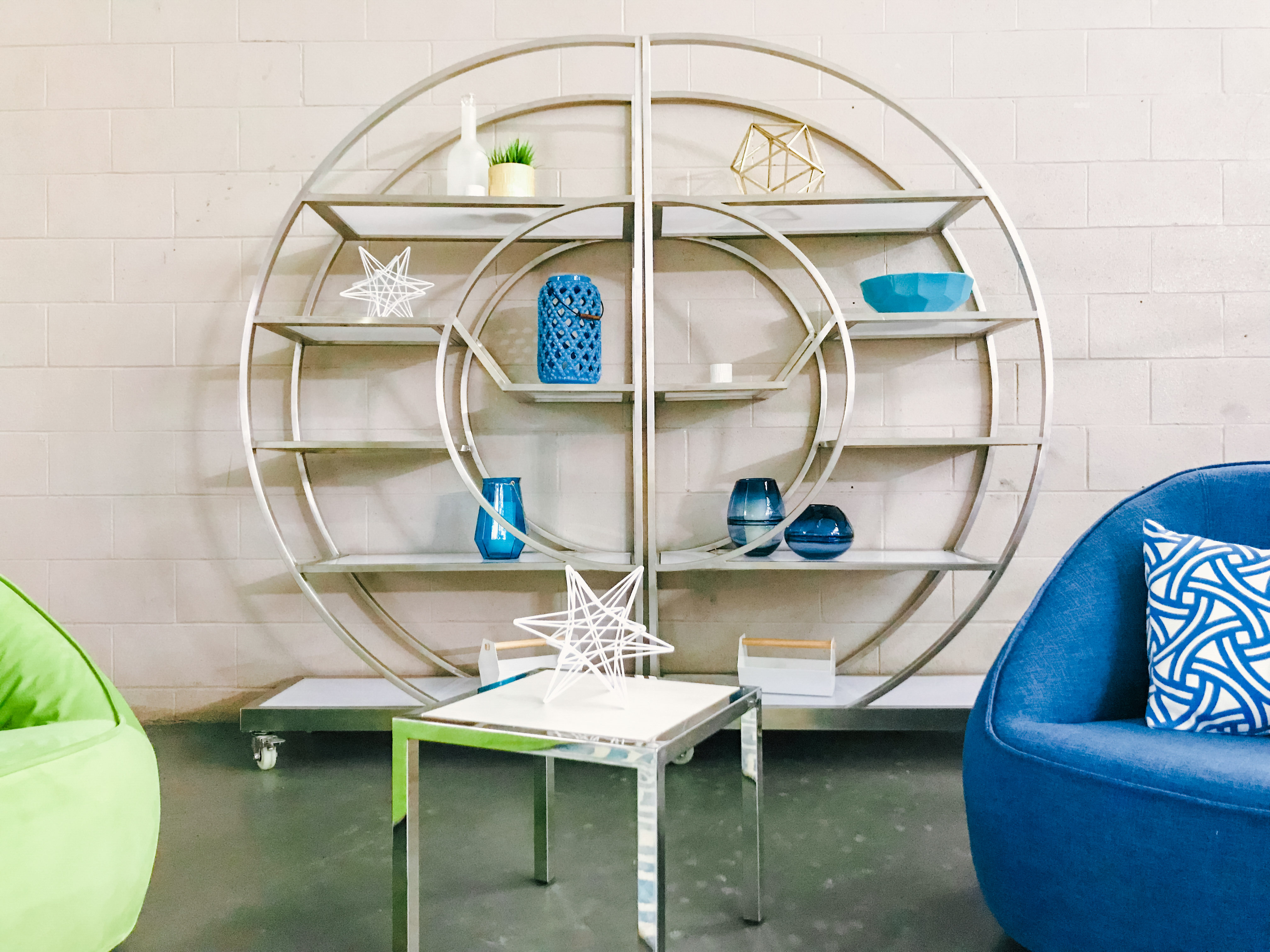 Vase Saturne / 6'' - Bleu | DX