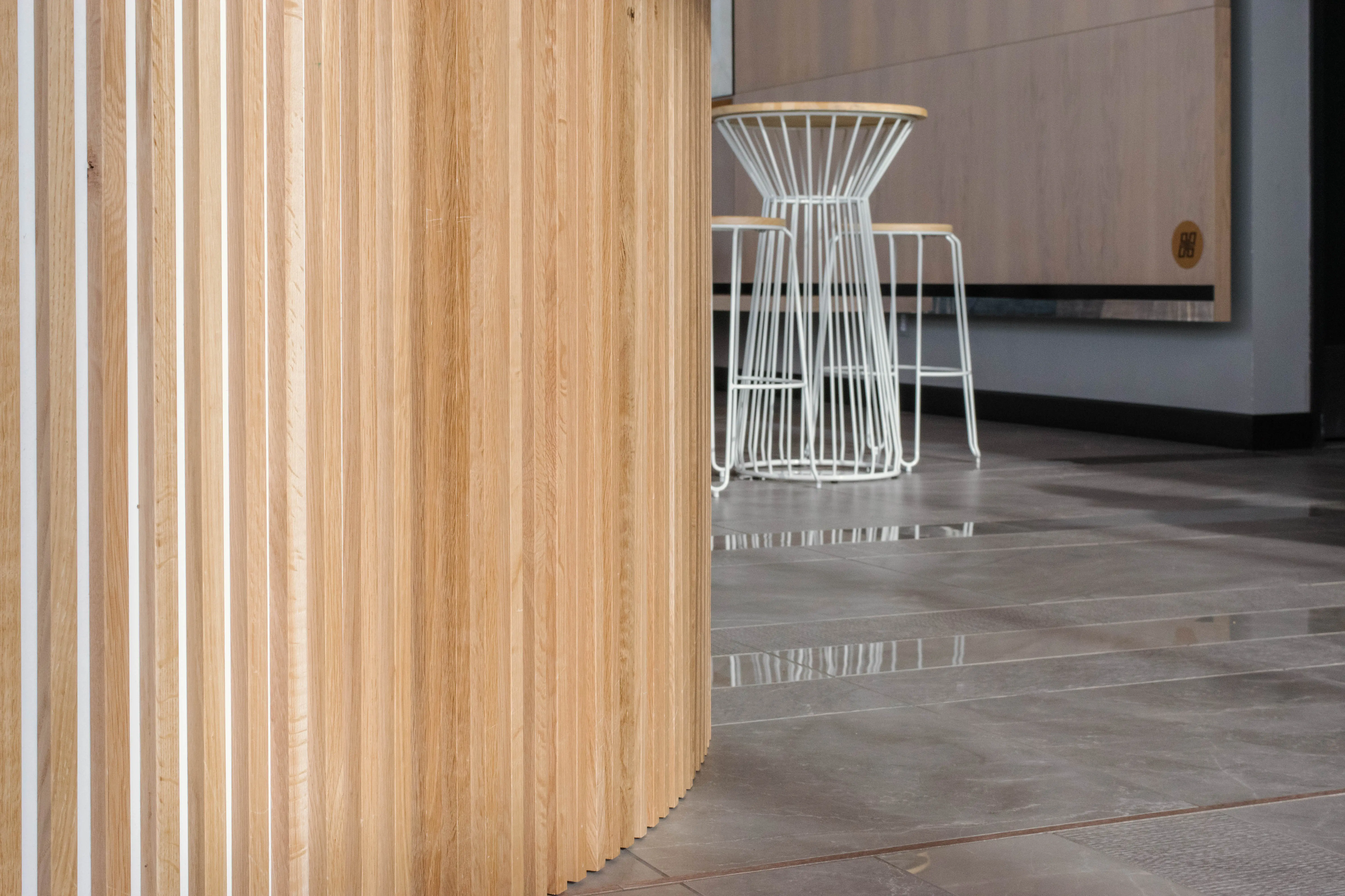 Scandinave bar ensemble 16' - Blanc & Latte de bois | DX