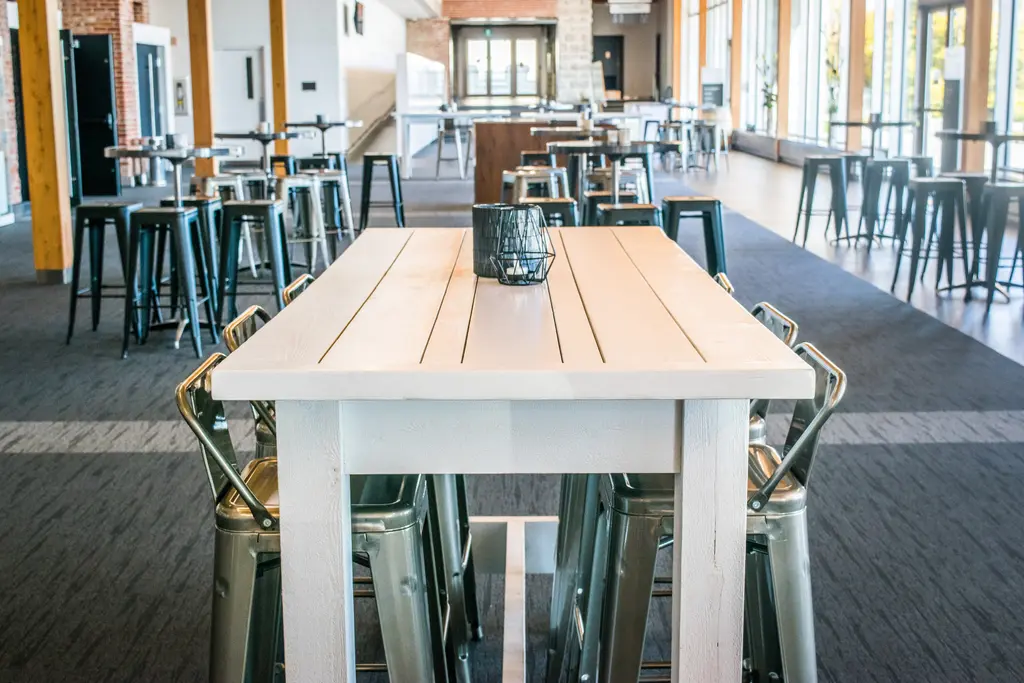 Tabouret Dossier Loft Table Commune Hampton | DX