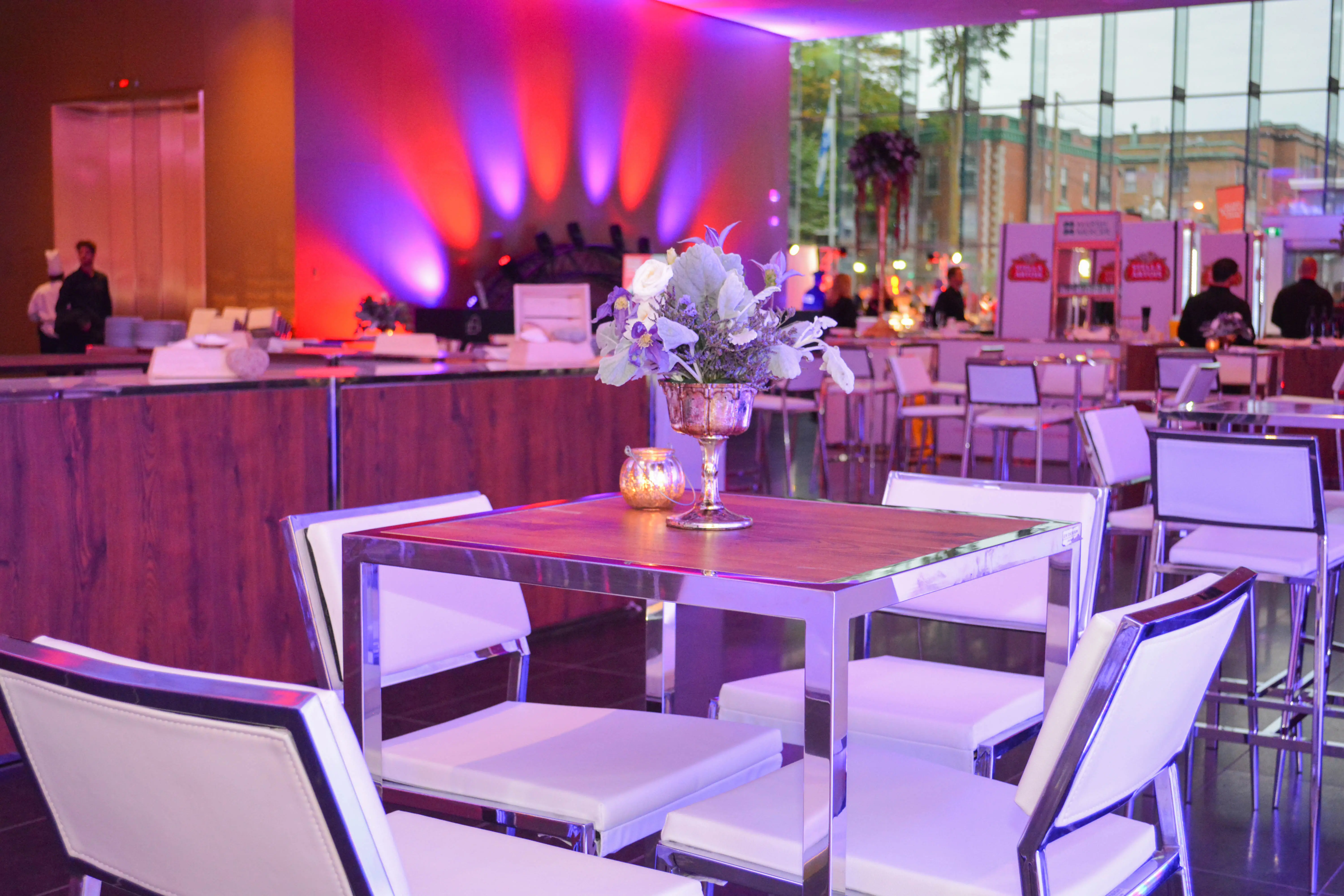 Tonic - Table cocktail - Stainless & Bois brun | DX